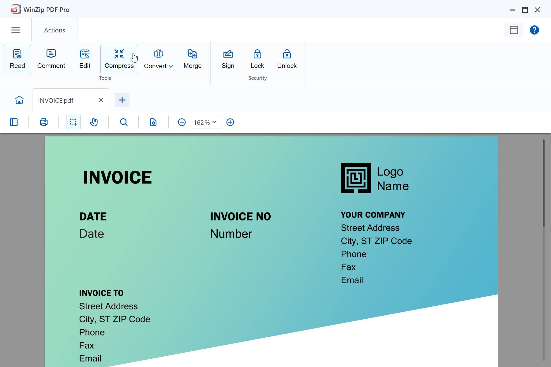 Compress PDF To Reduce PDF Size WinZip PDF Pro
