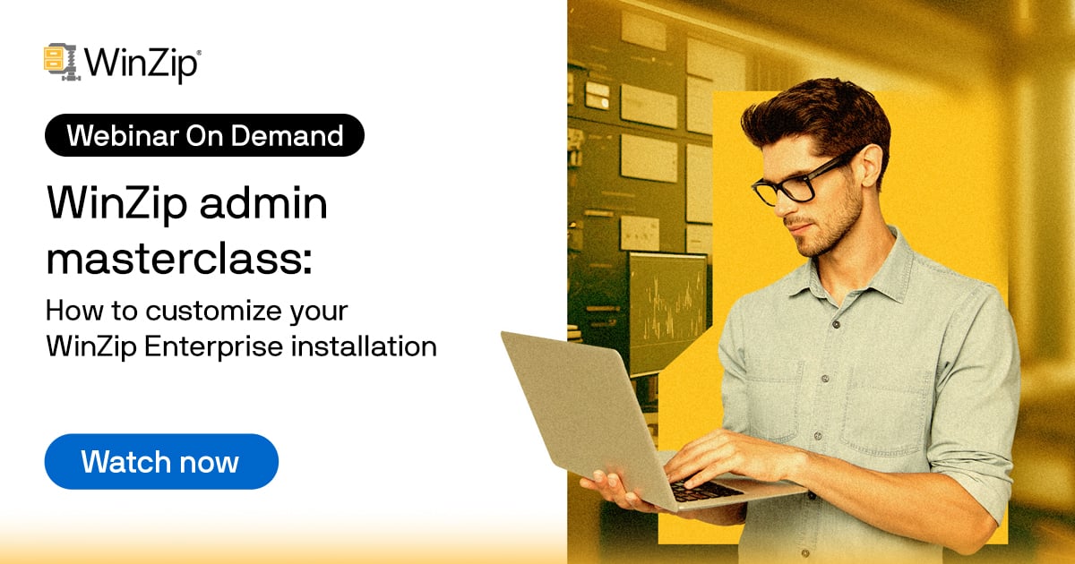 WinZip admin masterclass: How to customize your WinZip Enterprise ...